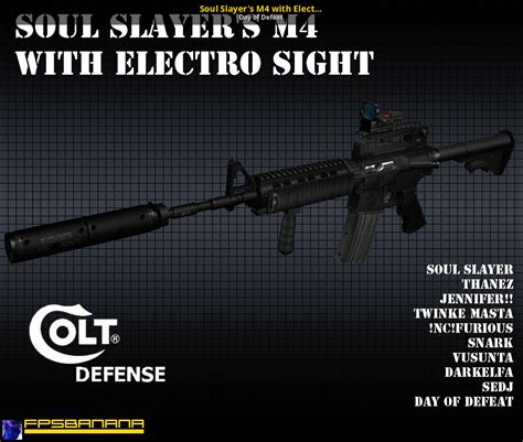 Soul Slayers M4 With Electro Sight Mod For Counter Strike Condition