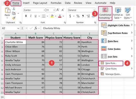 How To Apply Conditional Formatting To The Selected Cells 5 Ways