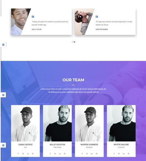 Faded Responsive App Landing Page WordPress Theme RTL App Landing Page Website Design