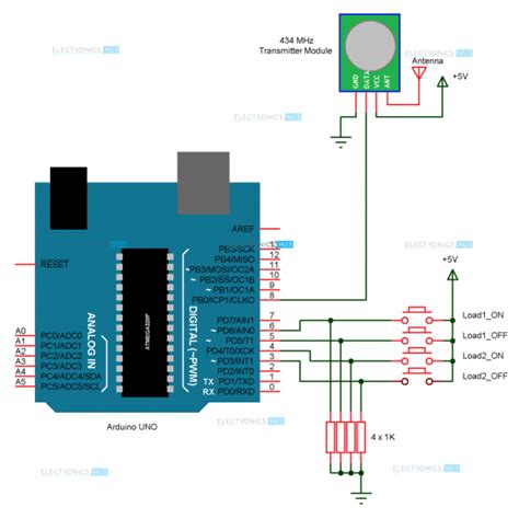 Home Automation Using Bluetooth Circuit Diagram