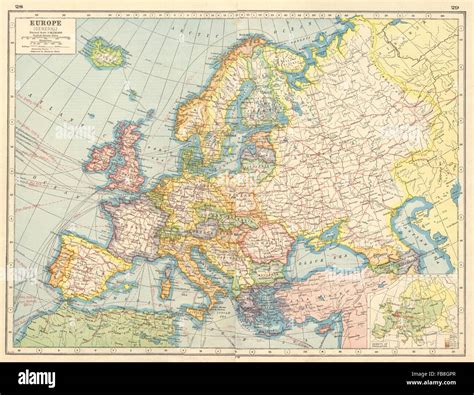 A Map Of Europe In 1919 1920
