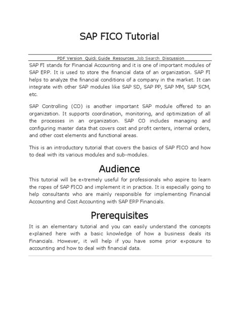 Sap Fico Tutorial Pdf Debits And Credits Payroll