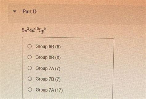 Solved Identify The Group Number Using Both A B And 1 To 18