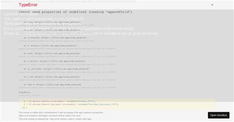 Spread Js Starter Forked Codesandbox