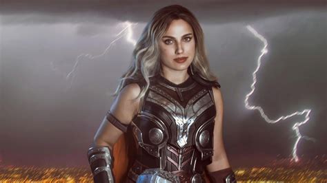 Jane Foster With Hammer Cosplay Wallpaper Hd Superheroes Wallpapers 4k