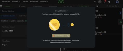 Tanmoy Majee On Linkedin Coding Problemsolving Geeksforgeeks Potd