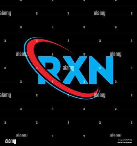 Rxn Logo Rxn Letter Rxn Letter Logo Design Initials Rxn Logo Linked