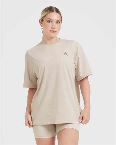 Oversized T Shirt For Ladies Sand Oner Active Uk