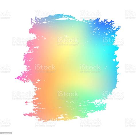 그런 지 얼룩 홀로그램 무지개 색상입니다 잉크 스플래시 텍스트 또는 로고에 대한 격리된 배경입니다 액체 얼룩 수채화 페인트 스트로크입니다 홀로그래피 그런지 배경 0명에 대한