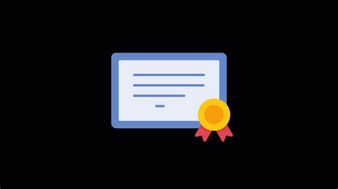 Certificate Animation Hd On Alpha 44449218 Stock Video At Vecteezy