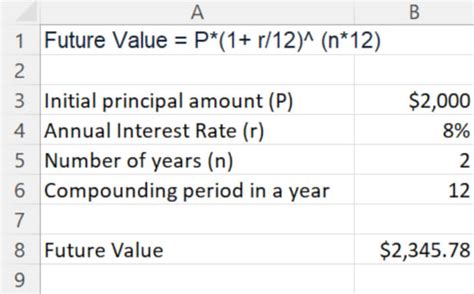 How To Calculate Compound Interest In Excel Goskills