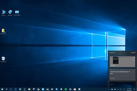 Windows October Update Activate Cloud Clipboard WindowsObserver