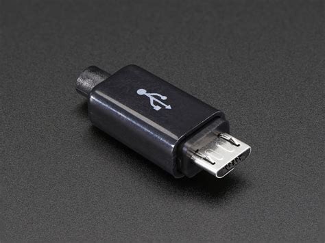 DIY Connector Shell Micro USB Type B Male Slim Ficha USB