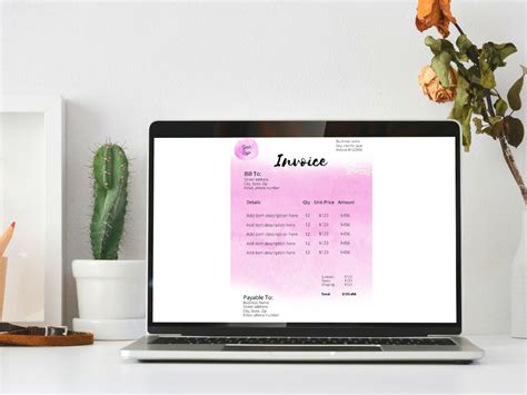 Invoice Template Printable Invoice Editable Invoice Business Invoice Order Form Invoice