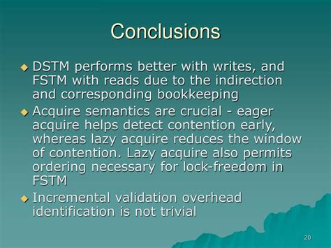 Ppt Design Tradeoffs In Modern Software Transactional Memory Systems