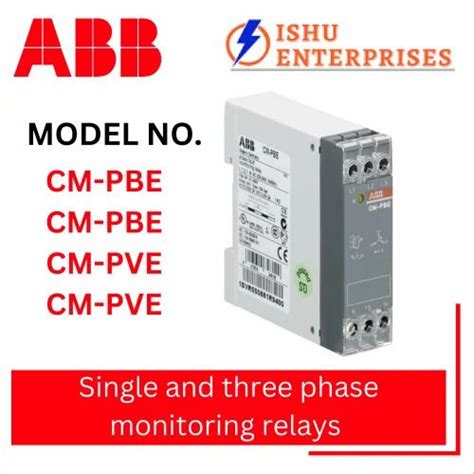 Abb Electronic Products And Relays Cm Pve Cm Pfs S Cm Pvs 31p Cm Pas 31p Cm Pas 31s At ₹ 1999
