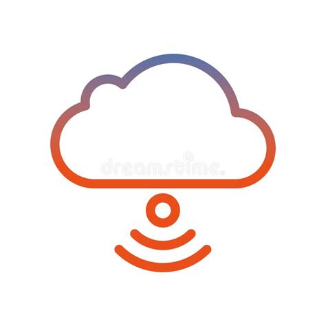 Cloud Computing With Wifi Signal Stock Vector Illustration Of Graphic Concept 175351940