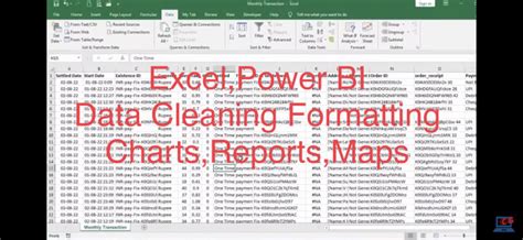 do data cleaning and data formatting in excel make pivot tables and