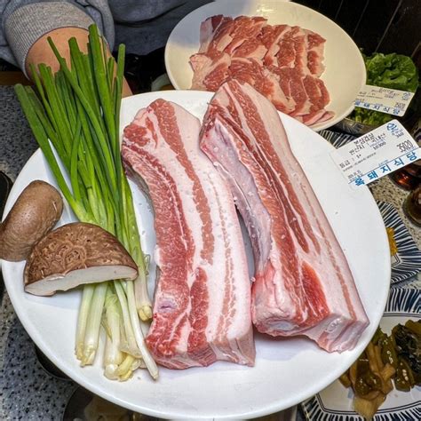 봉선동 고깃집 옥돼지식당 본삼겹살은 꼭 드세요 네이버 블로그