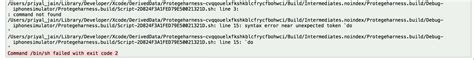 Build Xcode Run Script Issue When Copy The Run Script From Microsoft