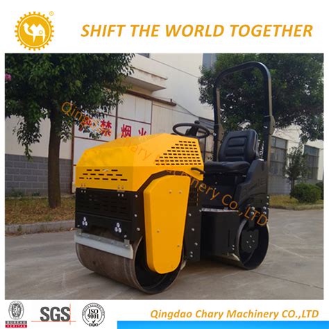 1 Ton 1000kg Drive On Hydraulic Vibratory Road Roller Compactor Road