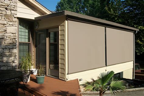 Exterior Solar Shades | Motorized Solar Shades | Aristocrat Awnings