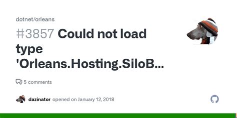 Could Not Load Type Orleans Hosting SiloBuilderApplicationPartExtensions From Assembly