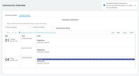 vantaca home creating a new reservation request vantaca library