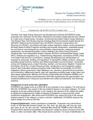 Fillable Online Request For Proposal RFP DefinitionRequest For Proposal RFP