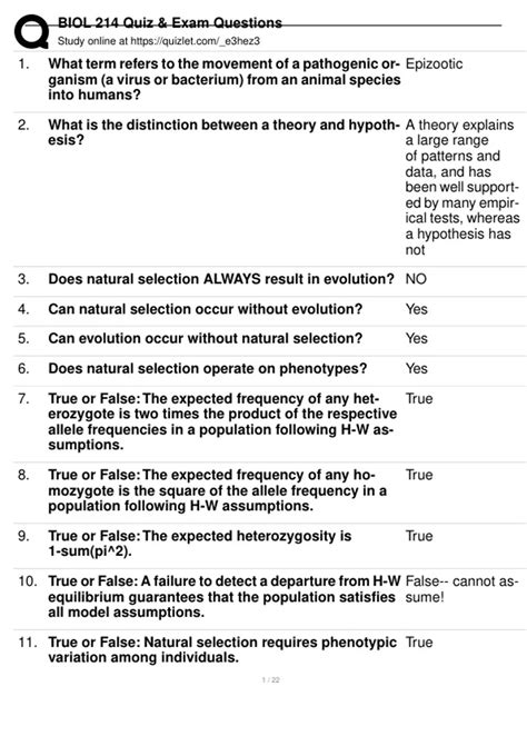 Biol 214 Quiz And Exam Questions With Detailed Complete Answers 2024 100 Trusted Complete