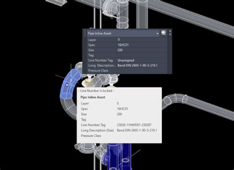 Line Number Is Locked Will Be Shown In The Autocad Plant 3d Model Drawing
