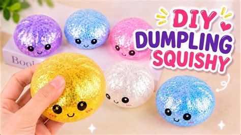 Diy Viral Dumpling Squishy 🥟 How To Make Squishy At Home Youtube