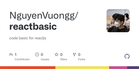 GitHub NguyenVuongg Reactbasic Code Basic For Reactjs