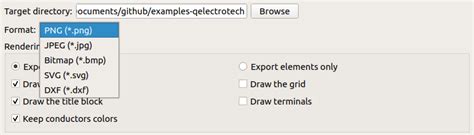 Export Schema QElectroTech Documentation
