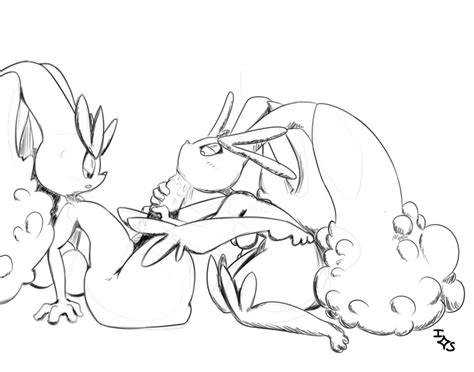 Rule 34 Fellatio Female Immortalstar Lopunny Male Nintendo Oral Penis