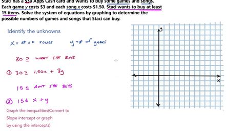 Solving A Word Problem Using A 2 Step Linear Inequality Algebra