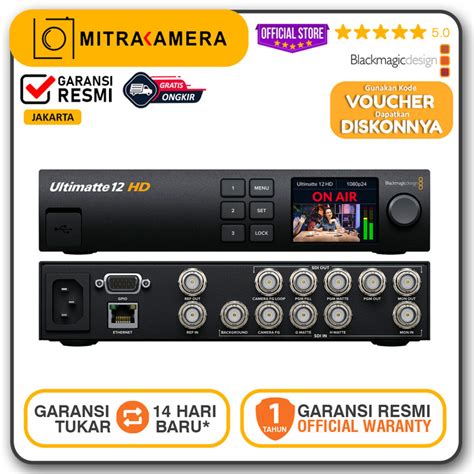 Promo Blackmagic Design Ultimatte 12 Hd Keyer Advanced Compositing Processor Cicil 0 3x