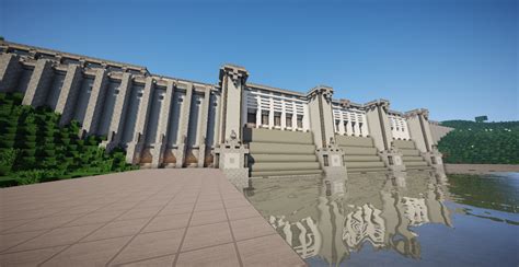 Modern Dam Minecraft Creative Mode Minecraft Java Edition