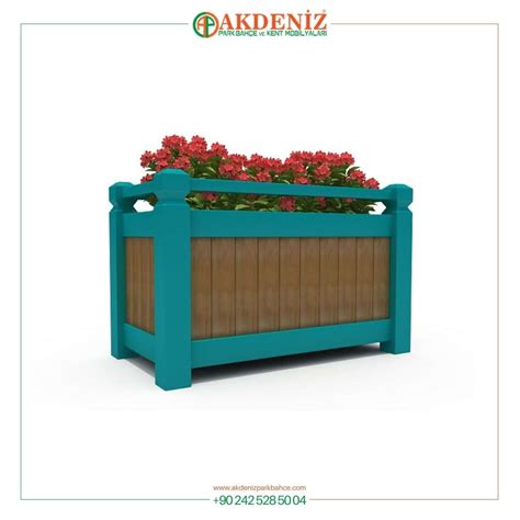 Ahşap Saksılar ASP 301 Akdeniz Park Bahçe