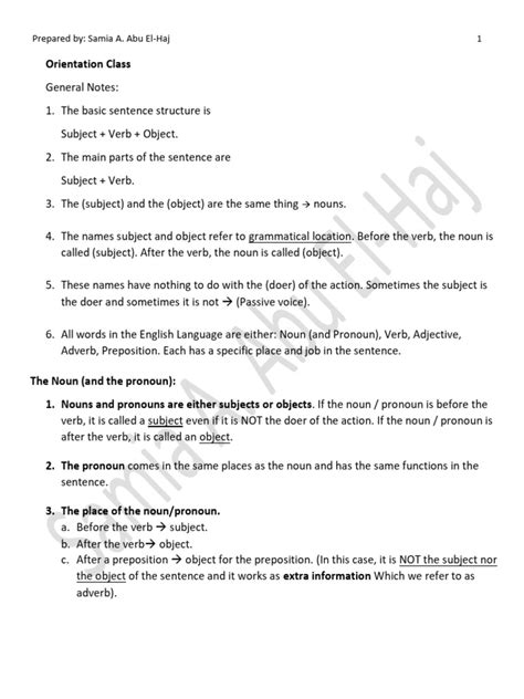 The Basics Summary Pdf Adverb Verb