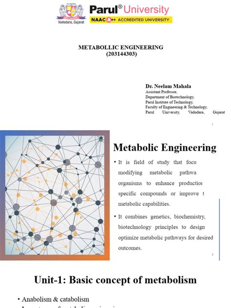 Unit 1 Basic Concept Of Metabolism Pdf Metabolism Metabolic Pathway