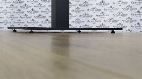 Опора для столу Тренд 1 одинарна метал чорний оксамит висота 700h мм Метал Дизайн ТМ ціна