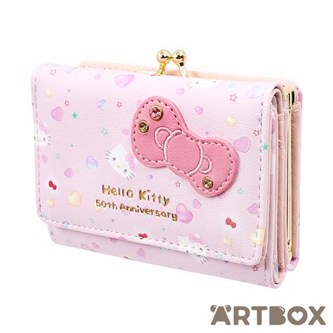 Buy Small Folding Wallet Hello Kitty 50th Future Montage At Artbox