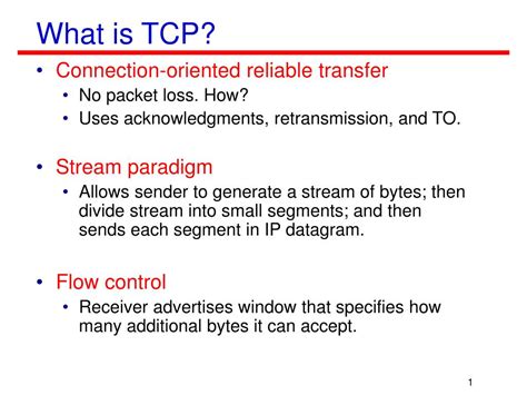 PPT What Is TCP PowerPoint Presentation Free Download ID 6063028