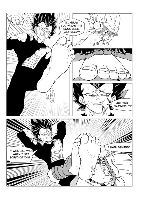 Granolah Tasting The Ultra Feet Of Vegeta By Footparadise On Deviantart