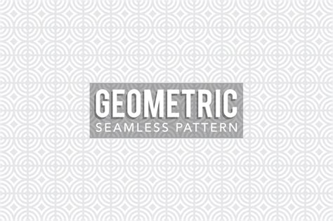 Premium Vector Circle Geometric Seamless Pattern