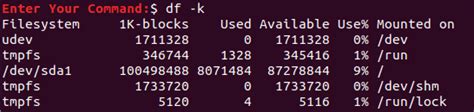 Checking Disk Space By Command Line With Examples Foss Linux