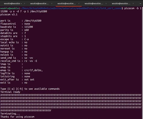 Communicating With Your Device Over Uart Actuated Robots