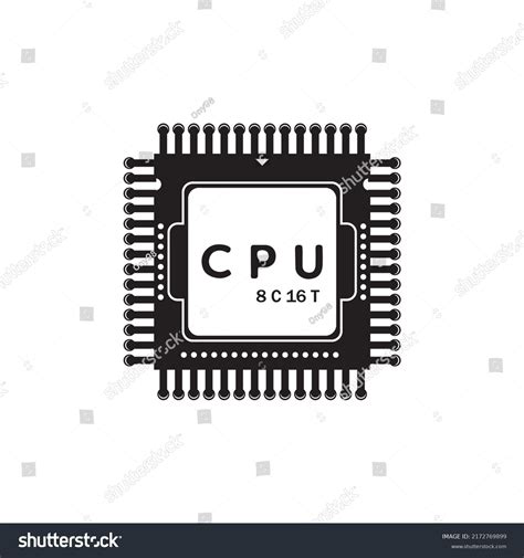 Cpu Central Processing Unit Icons Illustrationdesign Stock Vector Royalty Free 2172769899