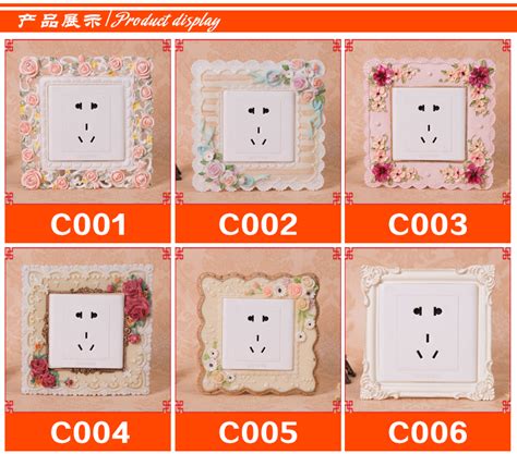 Wall Switch Frame Sticker Bartlet Style Switch Box Decorative Frame